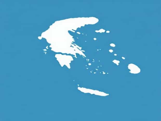 Greek Cyclades Islands Map