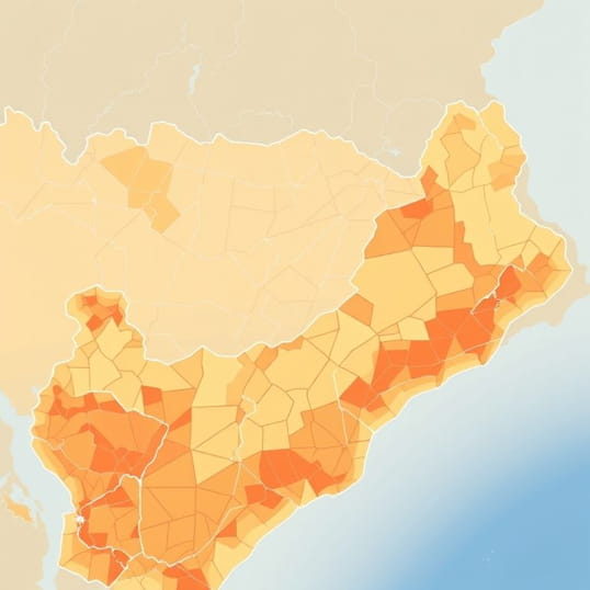 How Is The Physiography Of The Region With Dense Network